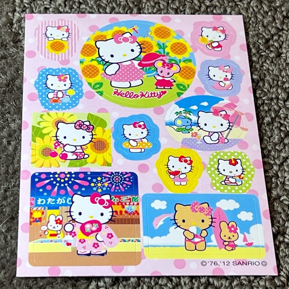 Sanrio | Design | 22 Hello Kitty Sticker Sheet Officially Licensed ...